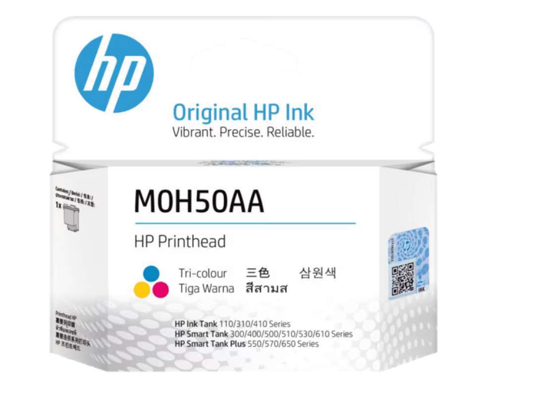 Jual Hp Ink Black (moh51aa) Tri-color (moh50aa) Replacement Printhead ...