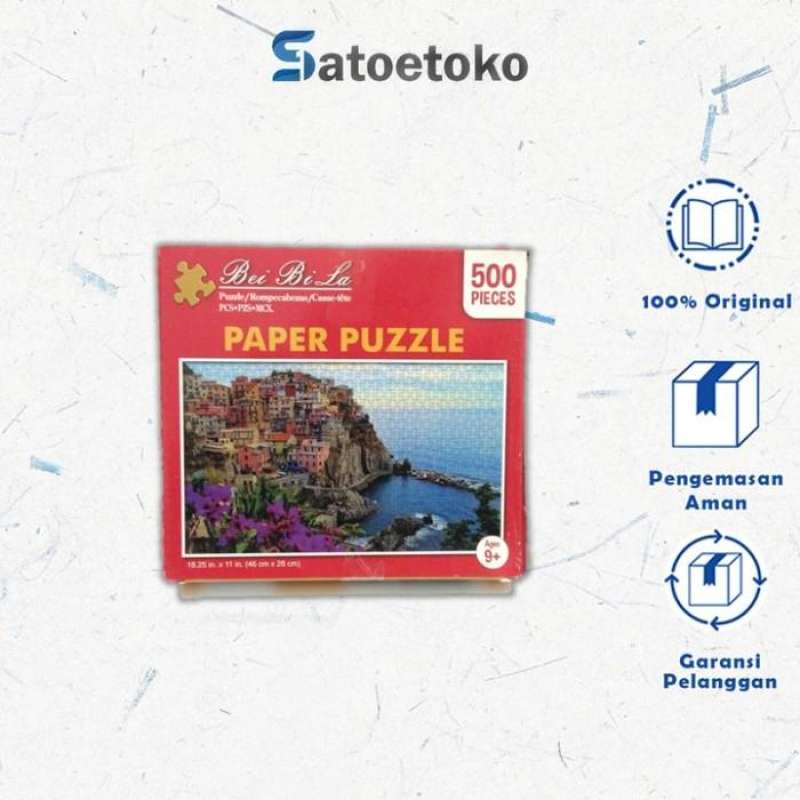 Jual Puzzle 500 Pcs Ukuran Jadi 46cm X 28cm - Cinque Terre Di Seller ...