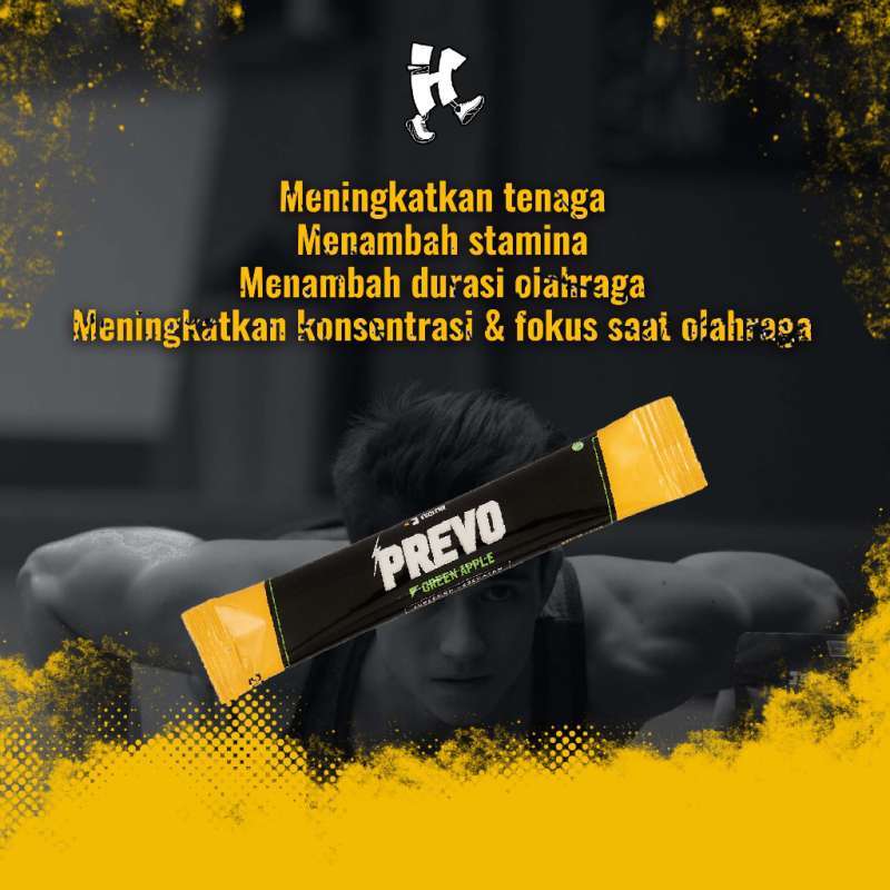 Jual Evolene Prevo Green Apple Energy Drink Minuman Olahraga 5sachet ...