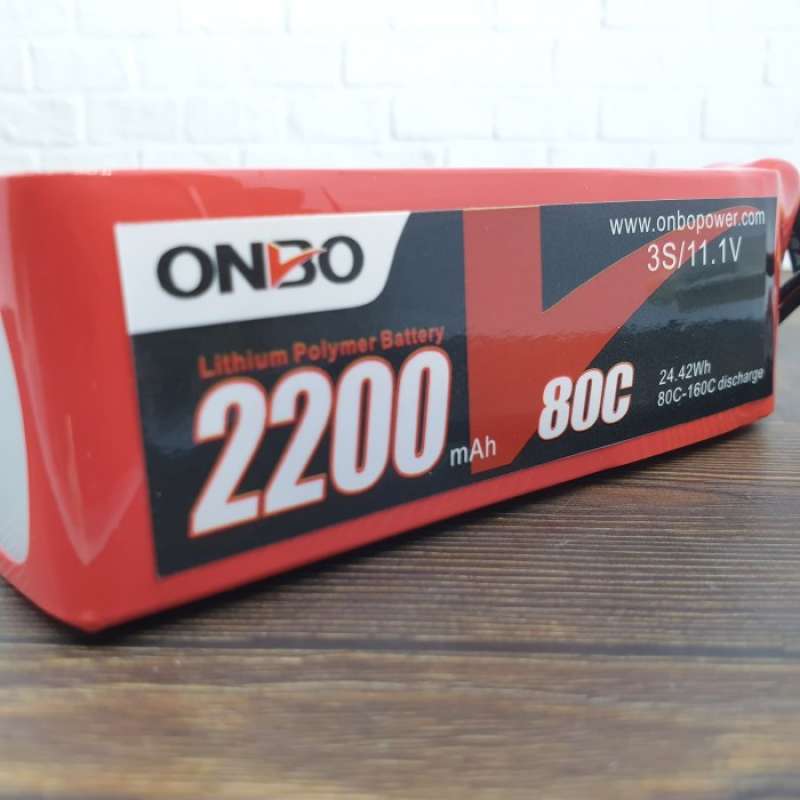 Promo Lipo Battery 3s 11.1v 2200mah 80-160c Onbo Power Diskon 23% Di ...