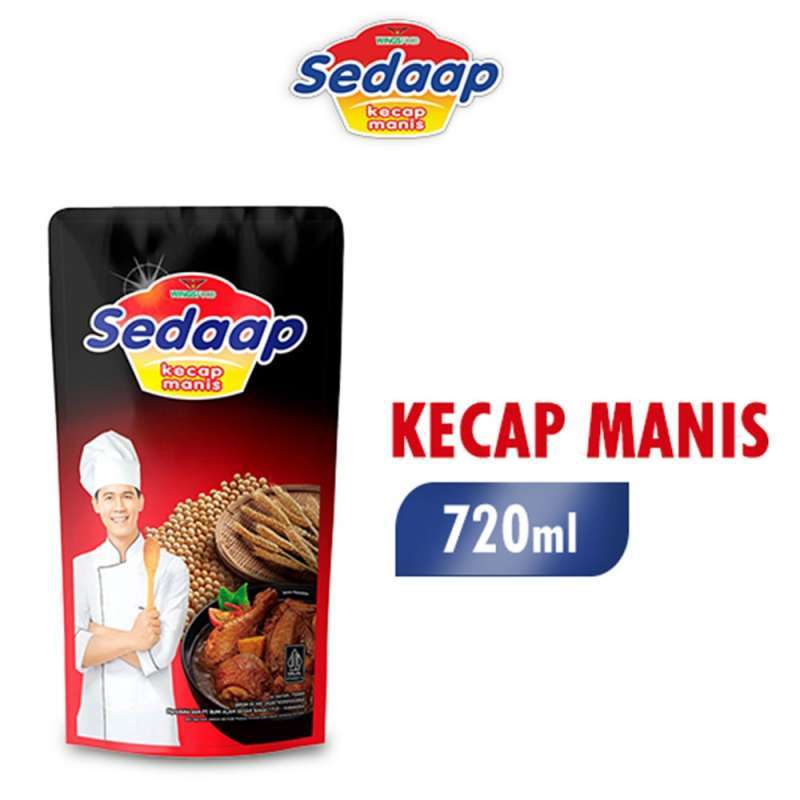 Jual Sedaap Kecap Manis Kedelai Hitam Spesial Varian Kemasan 720 Ml ...