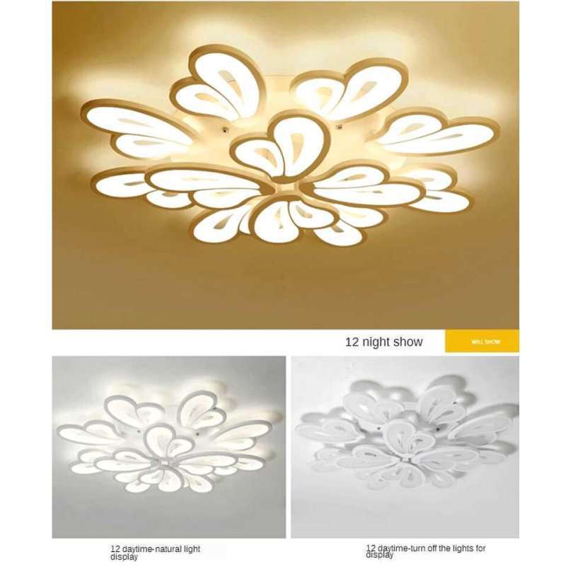 Jual Mingko Lampu Led Plafon Modern Ceiling Dimmable 72w 3 Color 12 ...