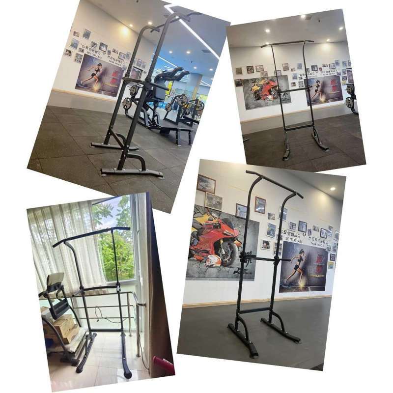 Jual Alat Fitness Pull Up Power Rack Horizonal Bar Home Gym 4001f Alat ...