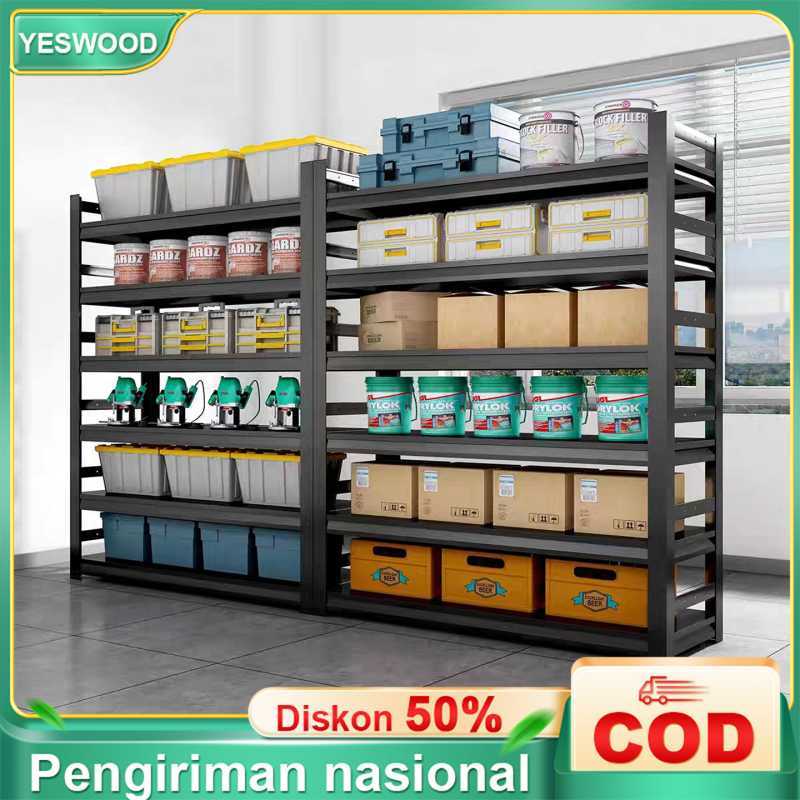 Promo Rak Besi Susun Rak Besi Siku 5 Su - Besi-5l60x30x180cm⬛ Diskon 52 ...