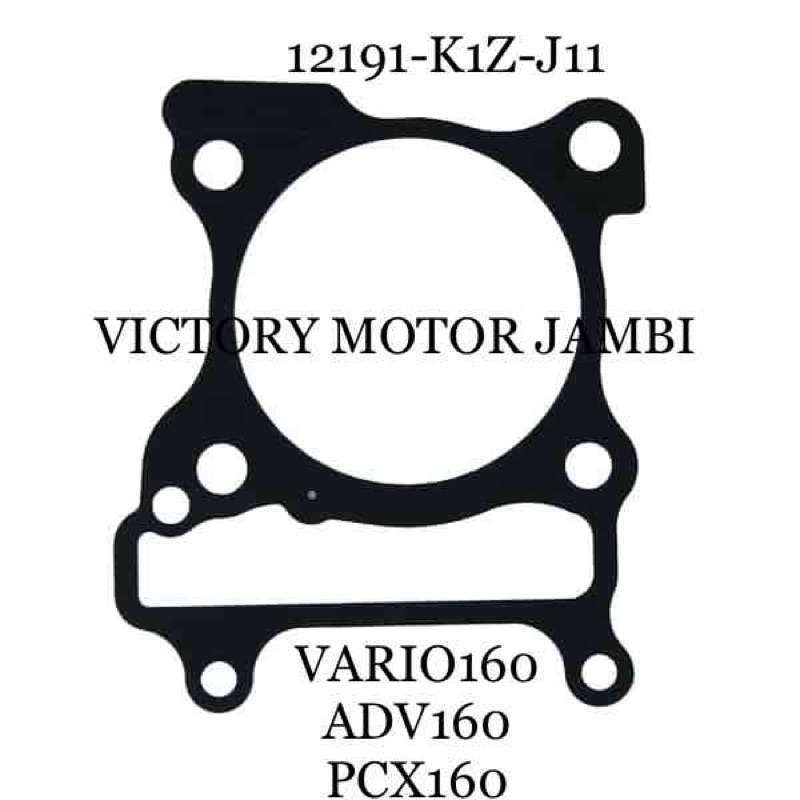Jual Perpack Block Gasket Cylinder Adv160 Pcx160 Vario160 12191-k1z-j11 Honda Ahm Di Seller ...