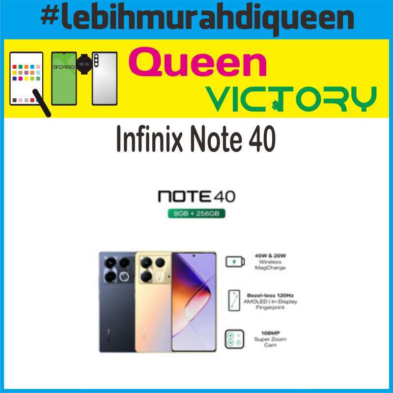 Promo Infinix Note 40 8/256 Garansi Resmi Indonesia Diskon 4% Di Seller Queen Official Store ...