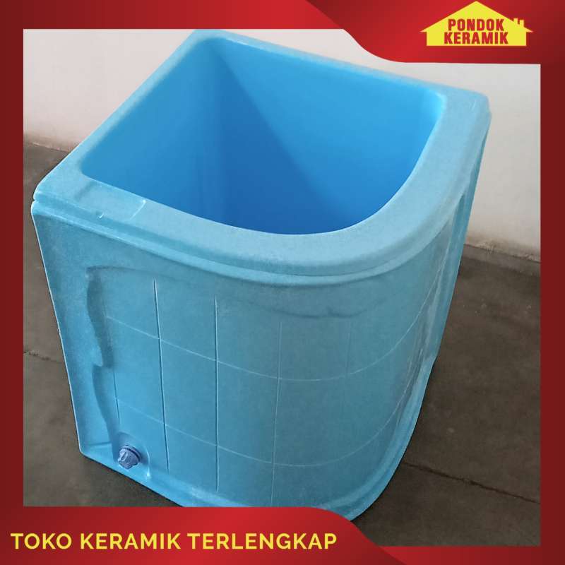 Jual Bak Mandi / Bak Kamar Mandi Sudut Oval - Biru Di Seller Pondok ...