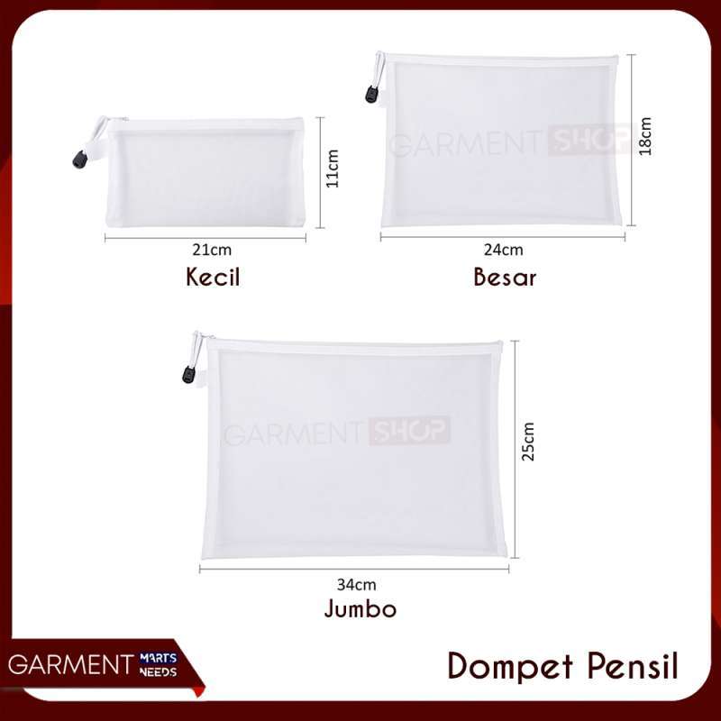 Promo Tempat Kotak Penyimpanan Alat Pouch Resleting Zipper Bag Map ...