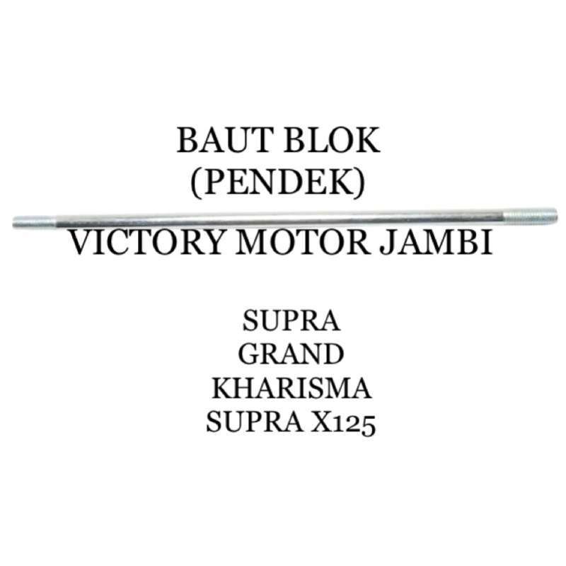 Jual Baut Ancer Blok Mesin Pendek Panjang Supra Grand Kph Supra X125 ...