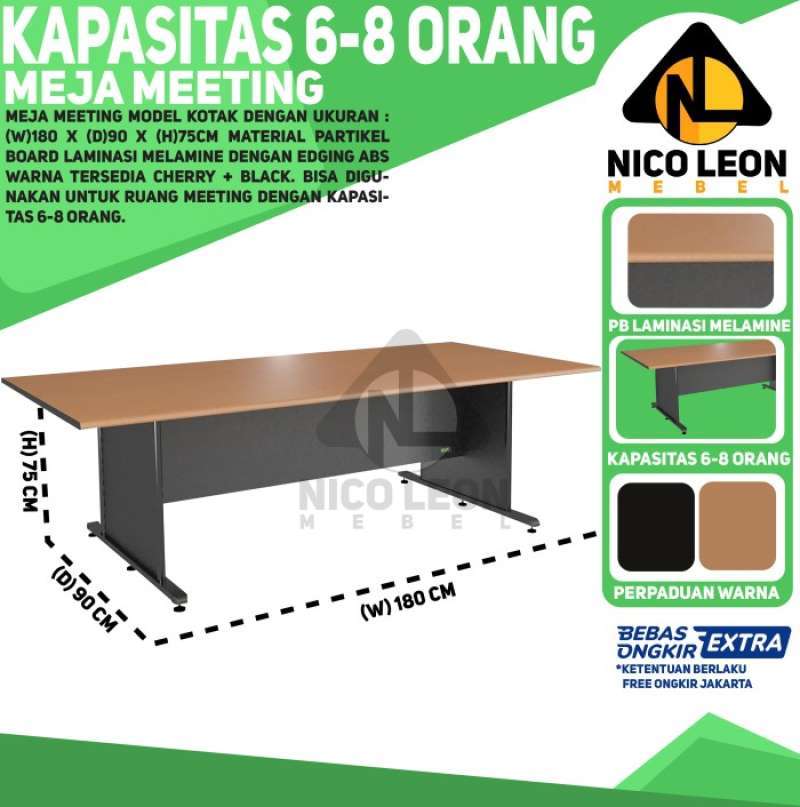 Promo Meja Meeting 8 Orang Dct1890 Sale Diskon 5% Di Seller Haveart ...