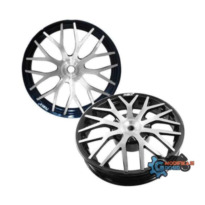 Promo Velg Racing Tapak Lebar Power 125 M3 Evolution Black/chrome ...