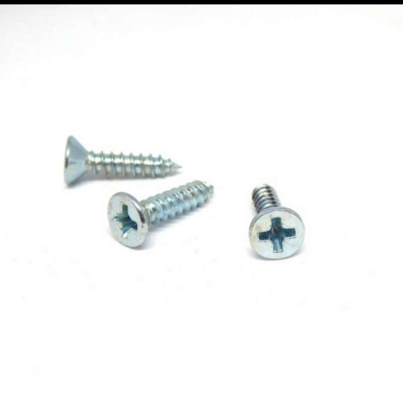 Jual Skrup Sekrup Tapping Baut Mur Screw Jf Kayu Mebel Olimpik 1 Kotak ...