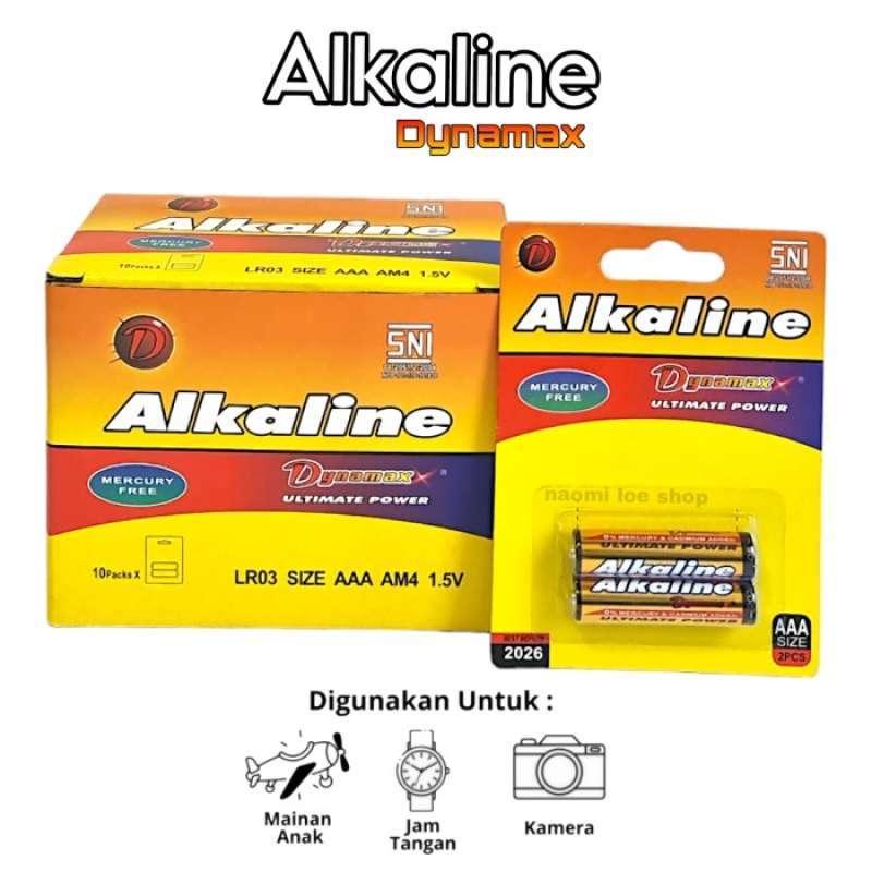 Jual Baterai Alkaline Aaa Dynamax Original Murah - Harga Diskon Mei ...