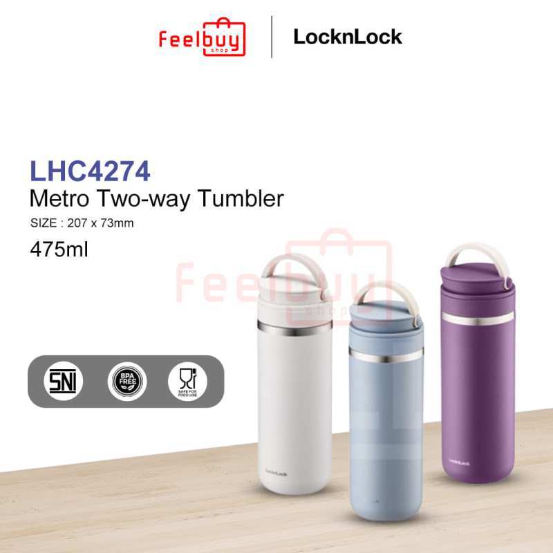 Jual Locknlock Exclusive Metro Two-way Tumbler 475ml - Lhc4274 Di Seller Feelbuy Indonesia ...