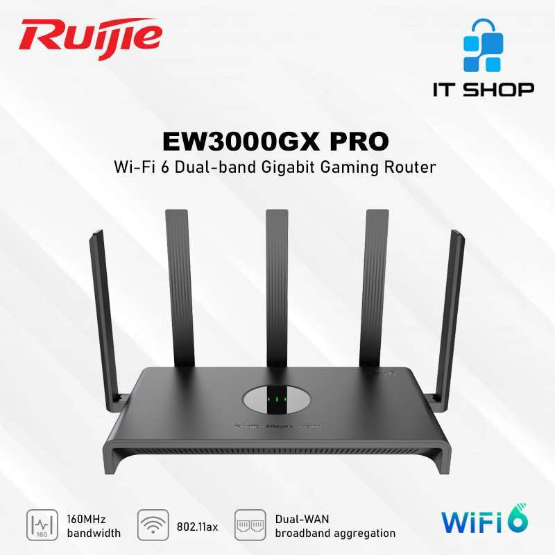 Jual Ruijie Rg-ew3000gx Pro Wi-fi 6 Dual-band Gigabit Gaming Router Di ...