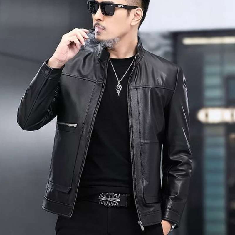 Promo Wolfs Jaket Kulit Pria Terbaru/ Jaket Kulit Original Pria Model ...