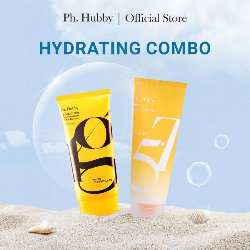 Jual Ph. Hubby Paket Bundling Foam Cleanser + Sunscreen - Foam Cleanser ...