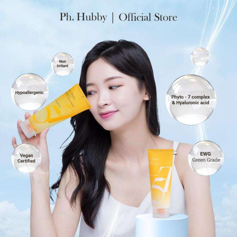 Jual Ph. Hubby Paket Bundling Foam Cleanser + Sunscreen - Gel To Foam ...