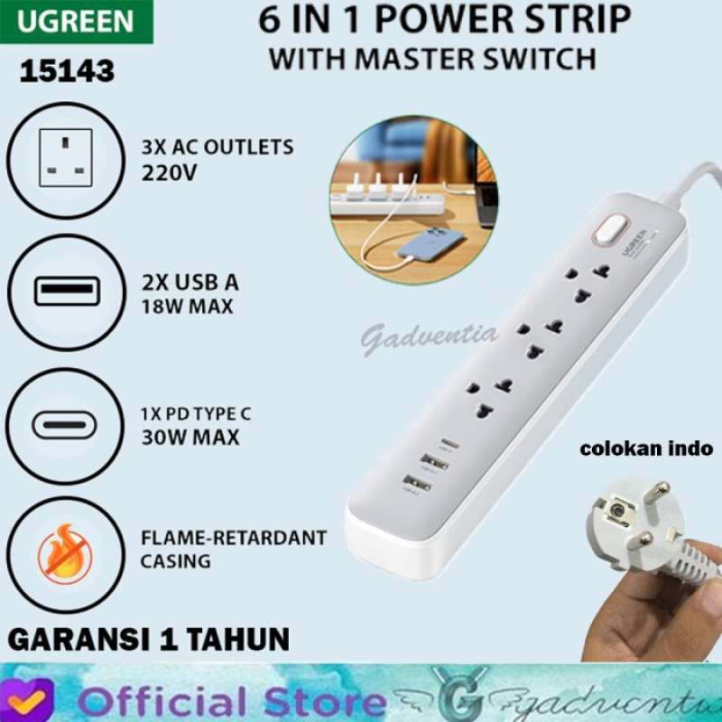 Promo Power Strip Stop Kontak 6 Port + 3 Usb Colokan Listrik Cabang Diskon 50% Di Seller ...