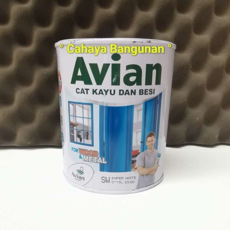 Promo Avian Cat Minyak Kayu & Besi 1kg 1 Kg Kaleng Tinting Ready Mix ...