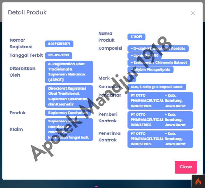 Jual Livopi 5 Kapsul - Suplemen Kesehatan Hati Di Seller Apotek Mandjur ...