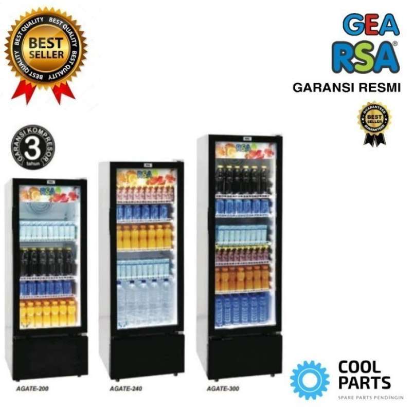 Promo Rsa Display Cooler Agate-300n / Agate300n / Agate 300 N Showcase ...