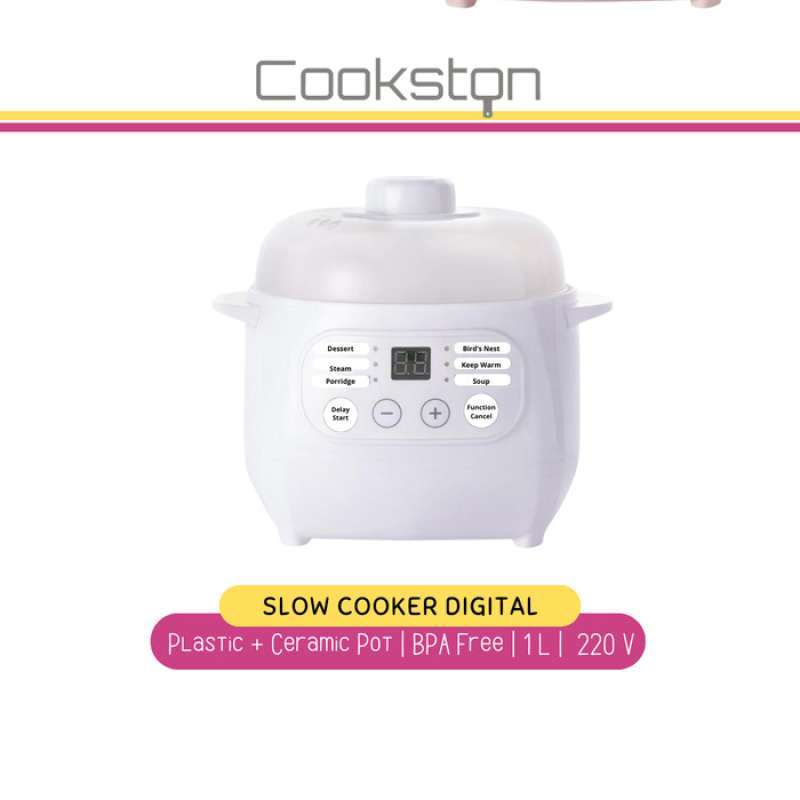 Promo Cookston Slow Cooker Electric - Panci Listrik Mpasi - 1l Diskon ...