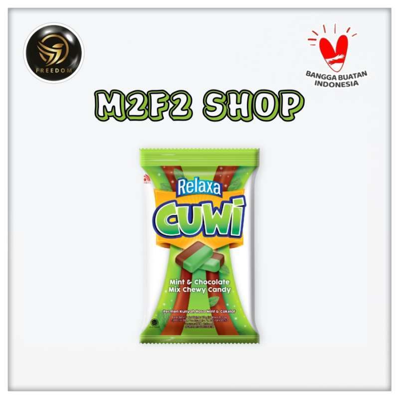 Jual Relaxa cuwi mint & chocolate mix chewy candy Bag | permen kunyah ...