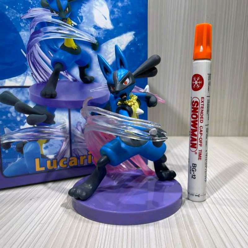 Jual Mainan Static Figure Pokemon Lucario Effect Diorama Pocket Monster ...