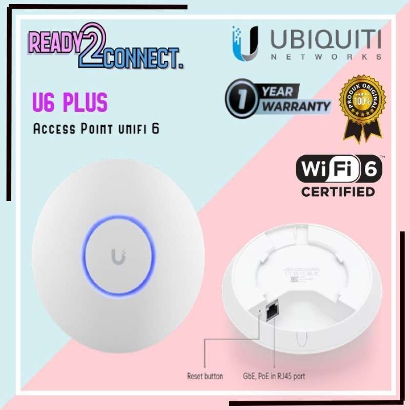 Promo Ubiquiti U6 Plus Unifi 6 Plus Access Point Diskon 23% Di Seller ...