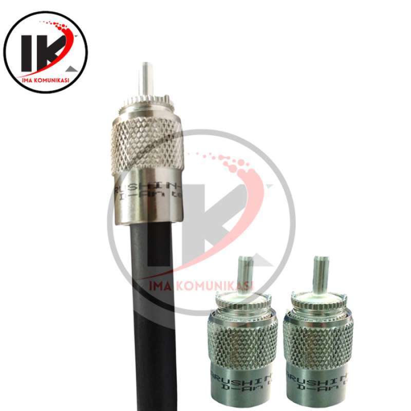Promo Paket Kabel Rg-8 Ericson Plus Konektor Rg-8 Marushin Panjang 35 ...