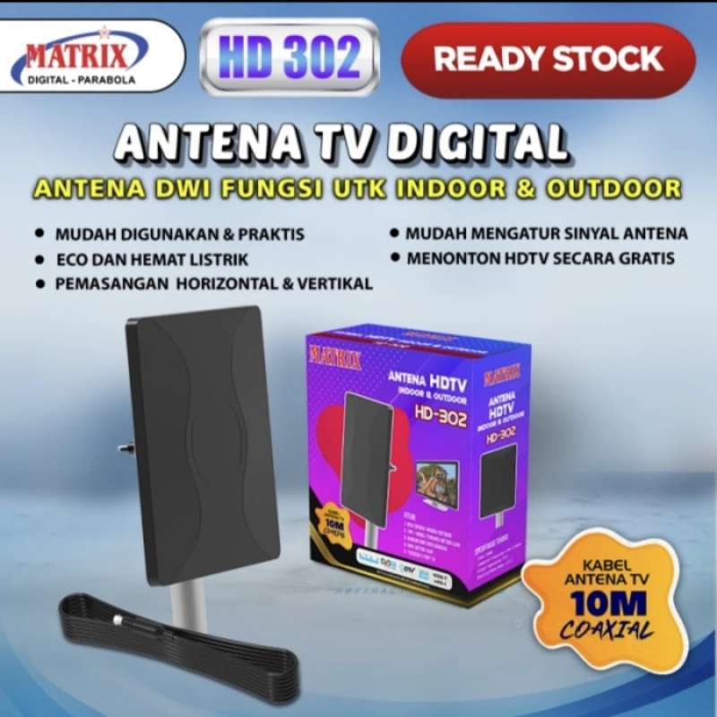 Promo Antena Tv Digital Matrix Hd301 Set Top Box Matrix Wifi Stb Dvb T2 Ori Diskon 31% Di Seller ...