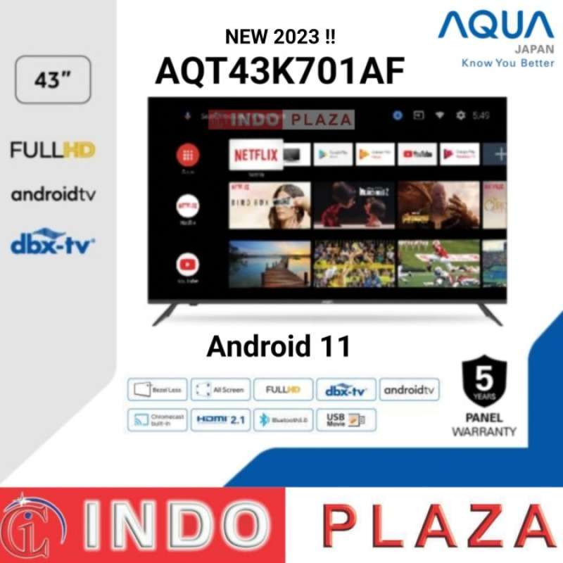 Jual Tv Aqua 43 Inch Smart Android 43aqt1000u Full Hd (khusus Medan) Di Seller Indo Plaza - Indo ...