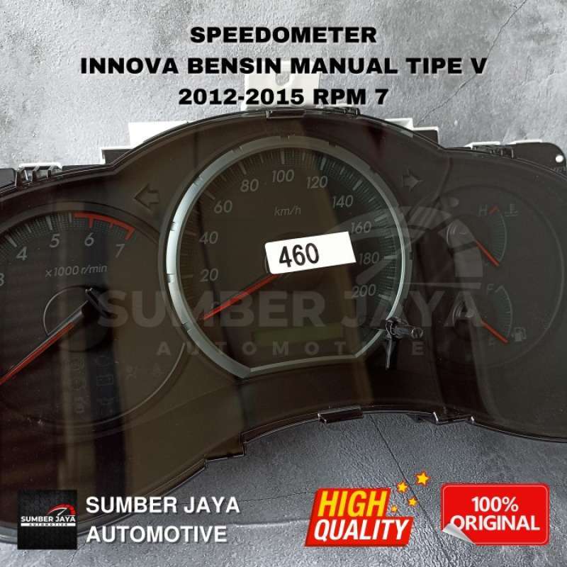 Promo Speedometer Innova Bensin Manual Tipe V 2012-2015 New - Rpm 8 ...