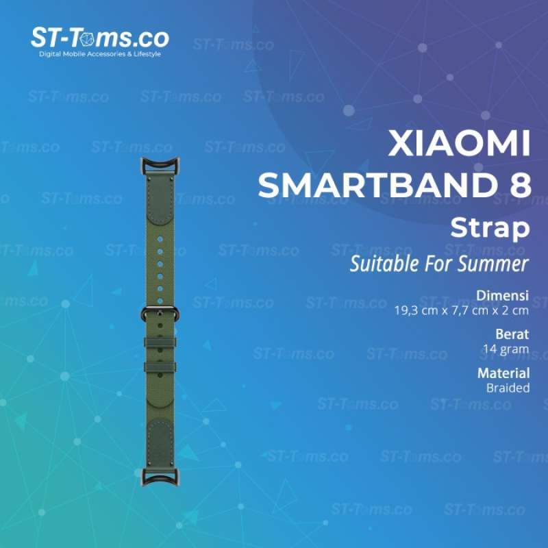 Jual Xiaomi Smart Band 8 Braided Strap Tali Jam Mi Band 8 Di Seller St-toms - Ancol-2, Kota ...