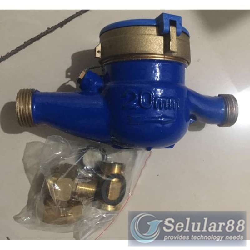 Promo Hui 1 Inch Water Meter Pengukur Meteran Air Flow Original Ori ...