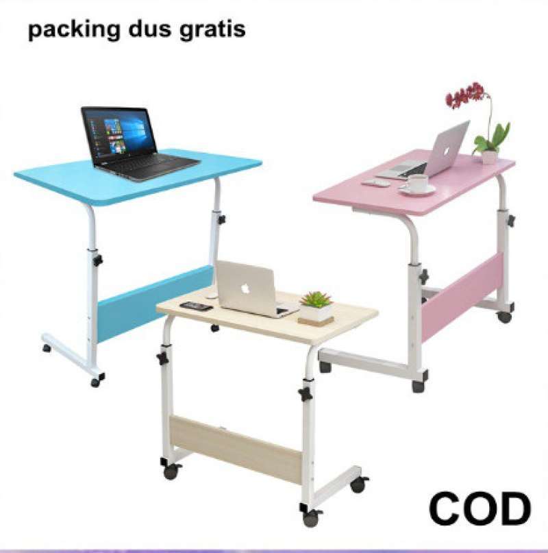 Promo Meja Dorong Lipat Dest Stand Tempat Belajar Laptop Makan Best ...