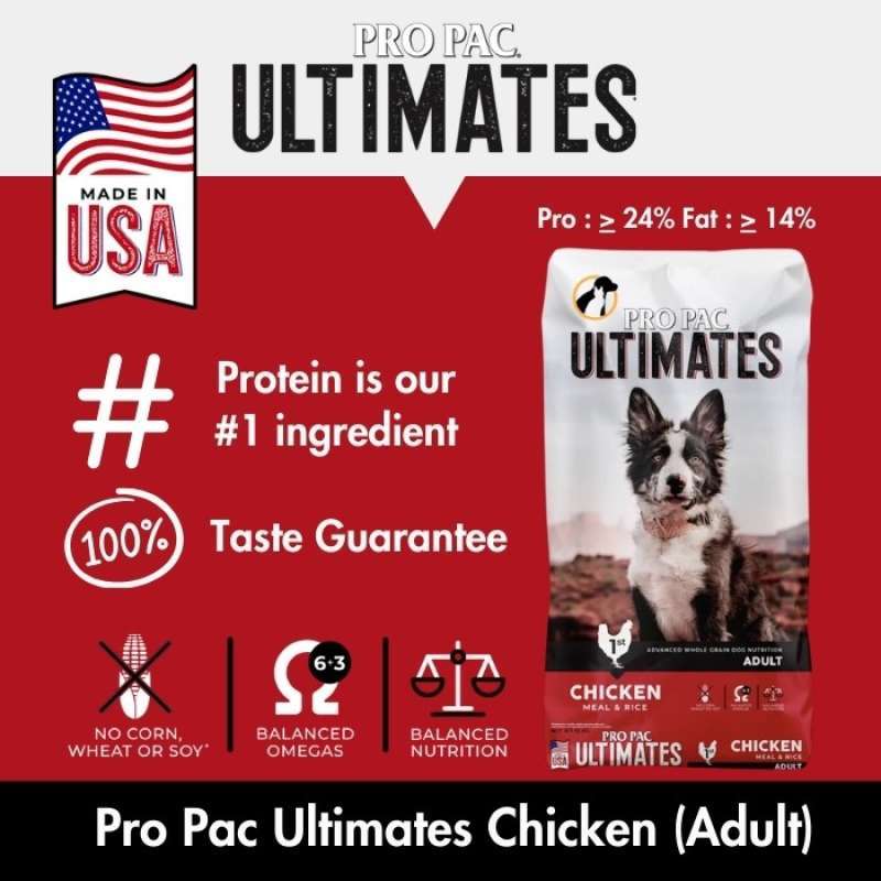 Promo Pro Pac Ultimates Chicken 20 Kg Diskon 33% Di Seller Toko Imang ...