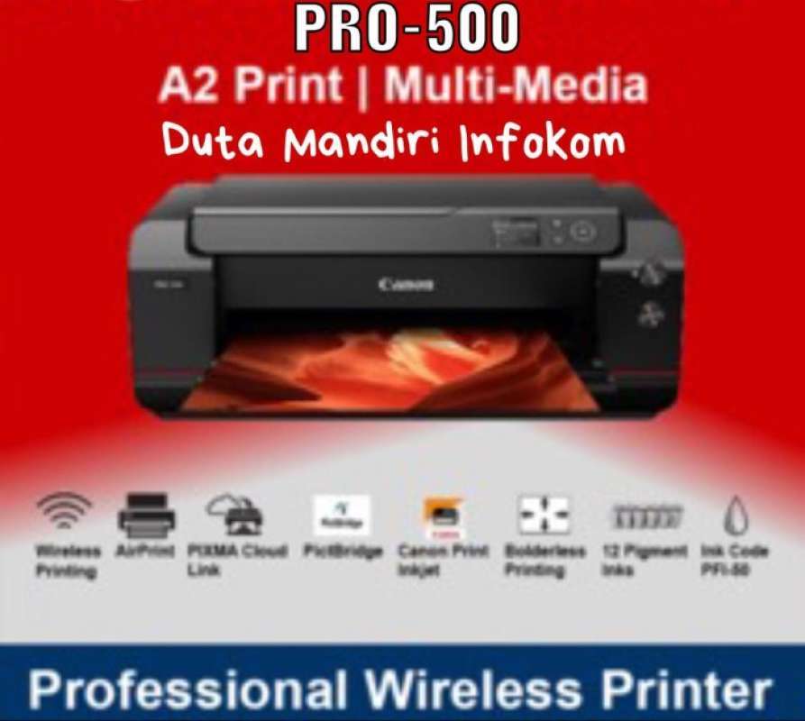Promo Canon Pixma Imageprograf Pro-500 A2 - Inkjet Printer Single ...