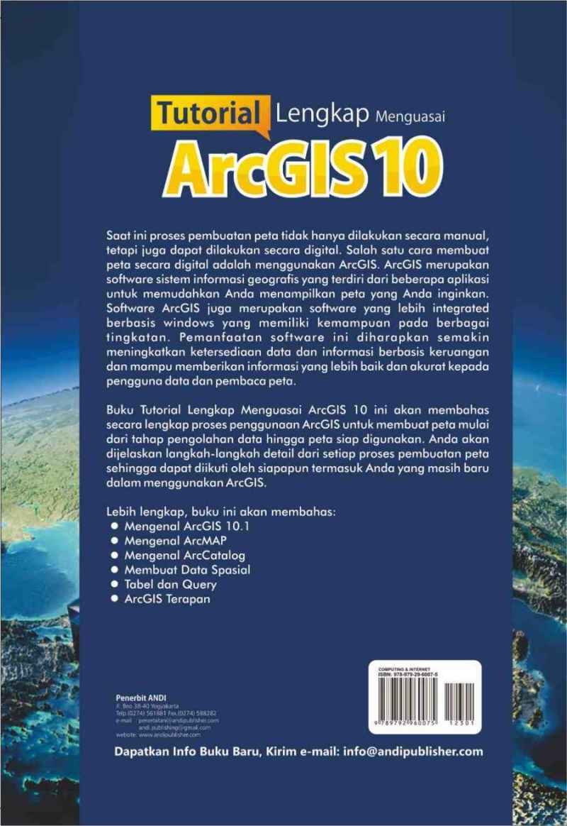 Jual Buku Tutorial Lengkap Menguasai Arcgis 10 Di Seller Buku Id ...