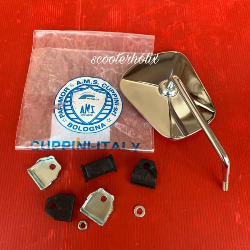 Promo Spion Jepit Cuppini Kotak. Made In Italy . Utk Semua Tipe Vespa ...