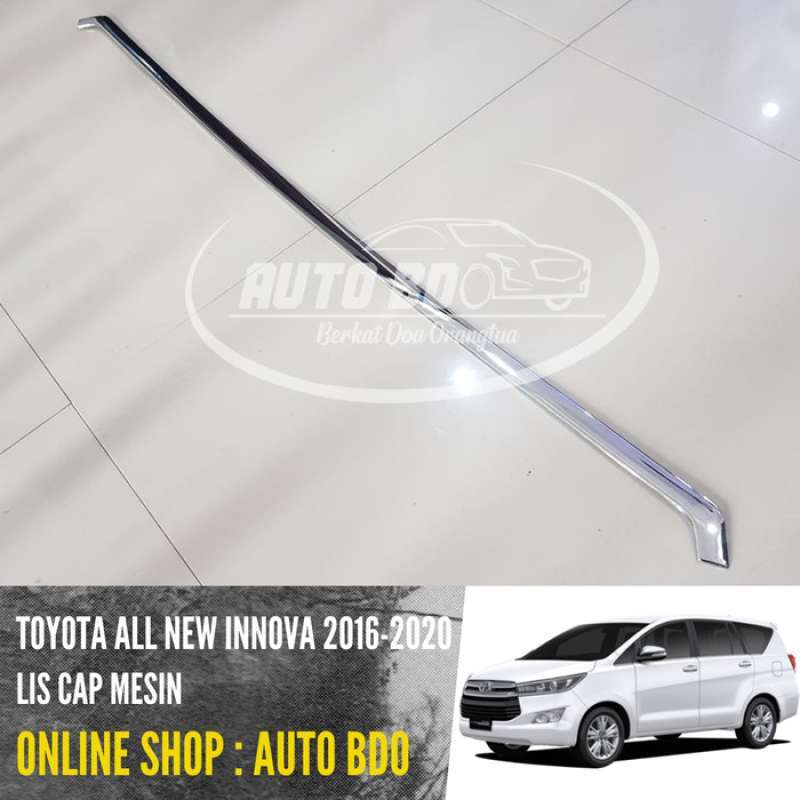 Promo Lis Cap Mesin Hood Moulding All New Innova 2016 - 2018 Chrome New ...
