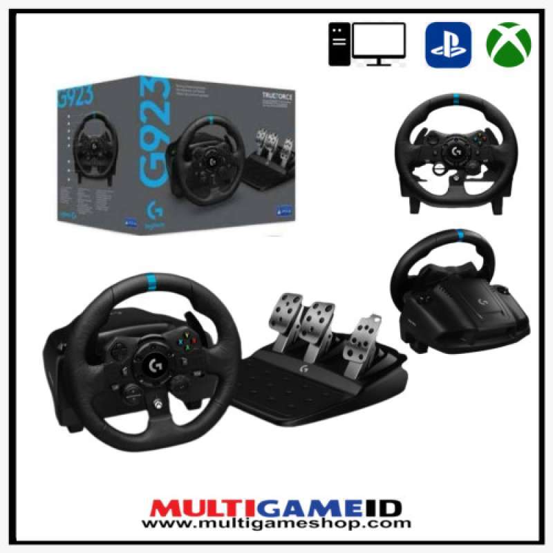 Jual Logitech G923 Trueforce Driving Wheel +pedal Di Seller Multigameid ...