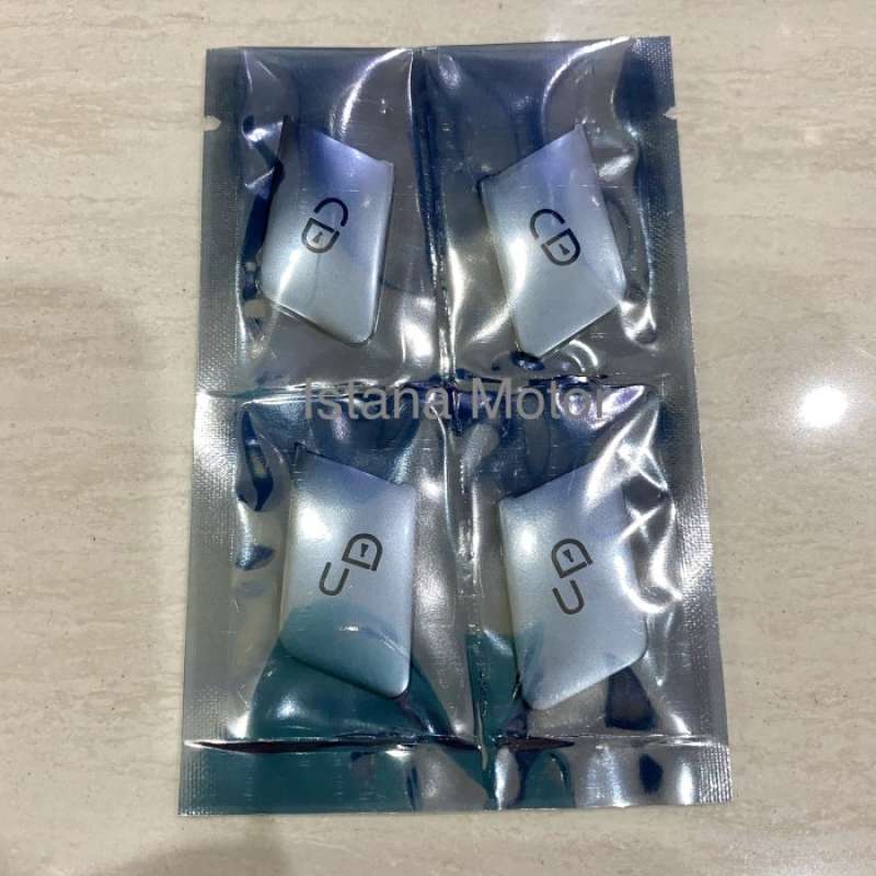 Promo Sticker Stiker Lock Unlock Mercedes W204 Silver Plat Diskon ...