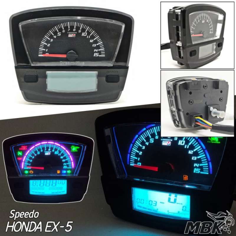 Promo Speedometer Speedo Led Digital Honda Ex5 Astrea Prima / Star ...