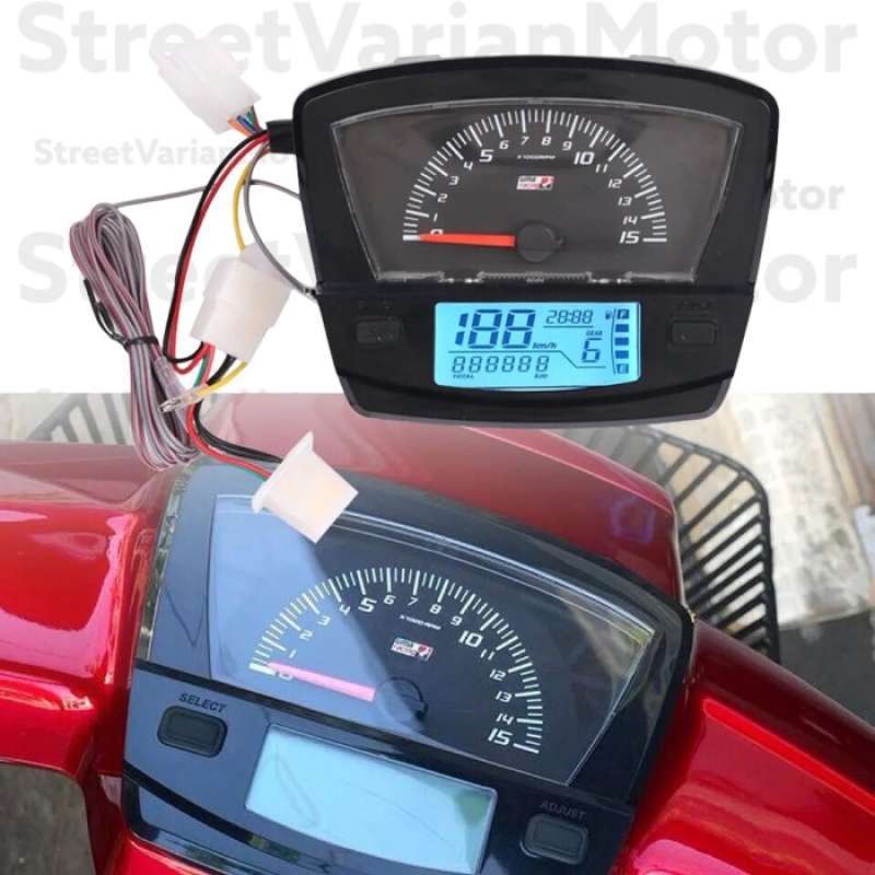 Promo Speedometer Speedo Led Digital Honda Ex5 Astrea Prima / Star ...