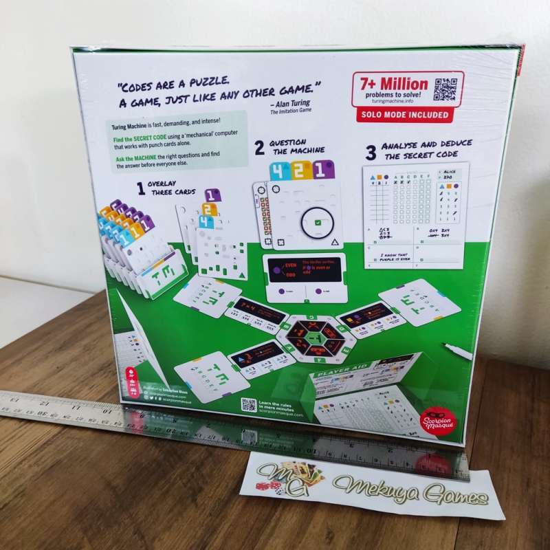 Jual Turing Machine Math Deduction Soloable Board Game Di Seller Mekuya ...