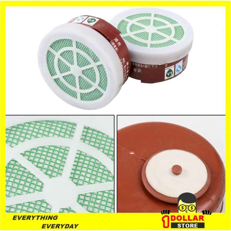Jual $1 Cartridge Filter Masker Gas Respirator Organik 2 Pcs Di Seller ...