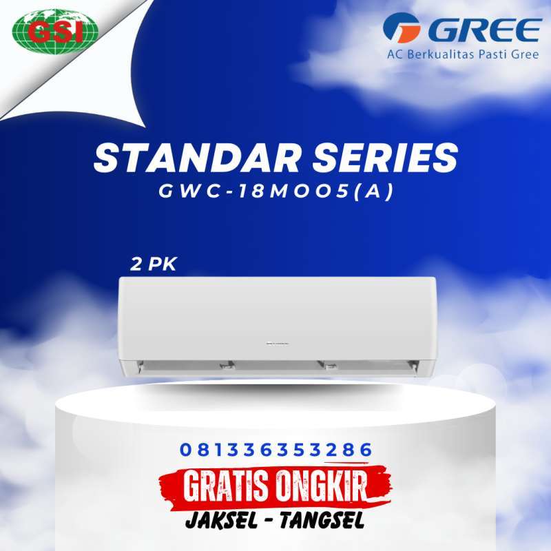 Jual Ac Gree 2 Pk Standar Series Gwc-18moo5(a) Dengan Smart Cleaner System Di Seller Global ...