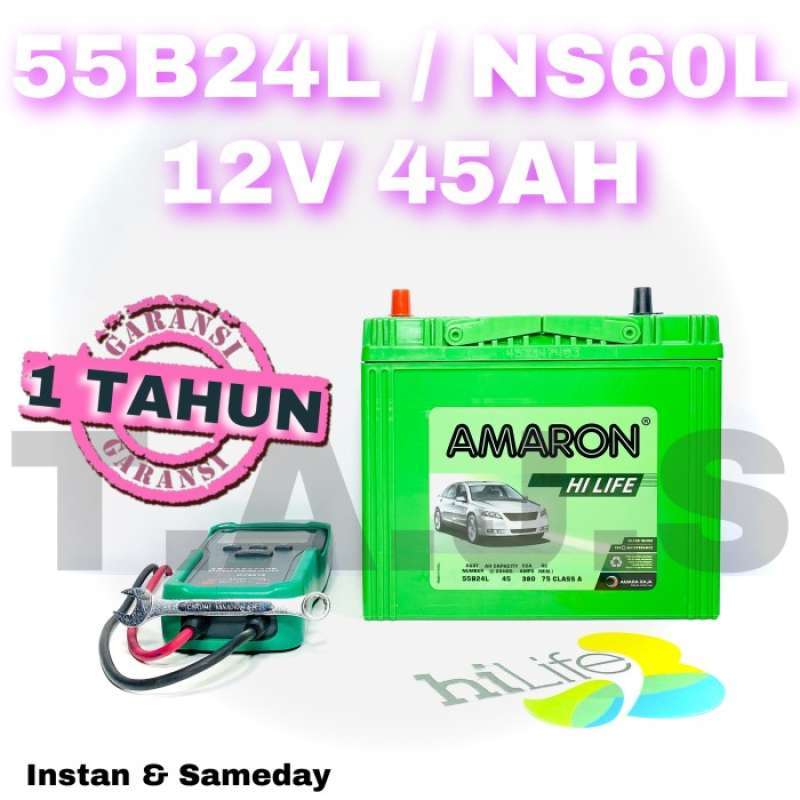 Promo Aki Mobil Grand Livina Amaron Ns60l Hi Life 1 Tahun Terbaru ...